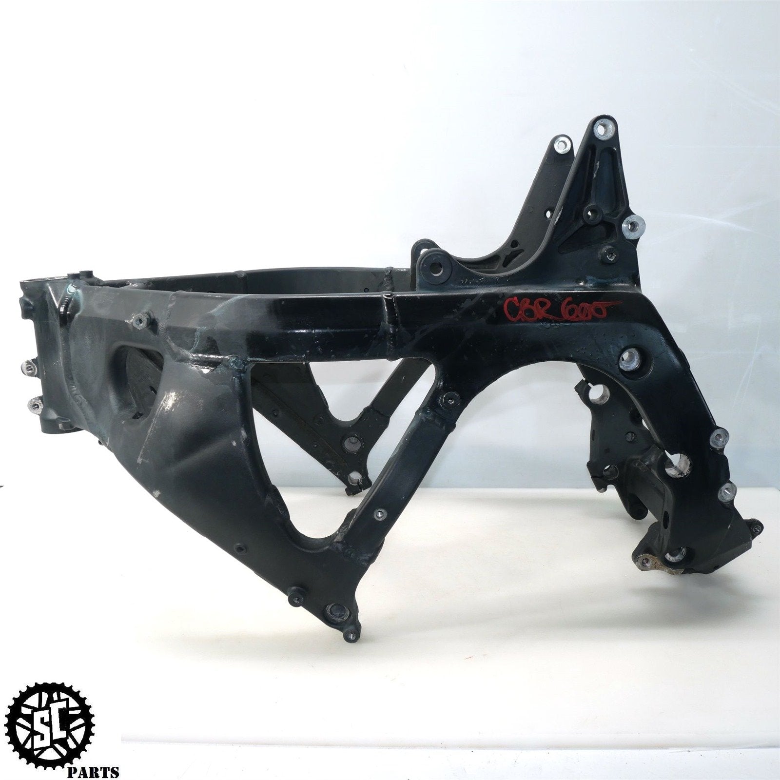 03 04 HONDA CBR600RR FRAME CHASSIS *S* H43 – SALVAGECYCLEPARTS