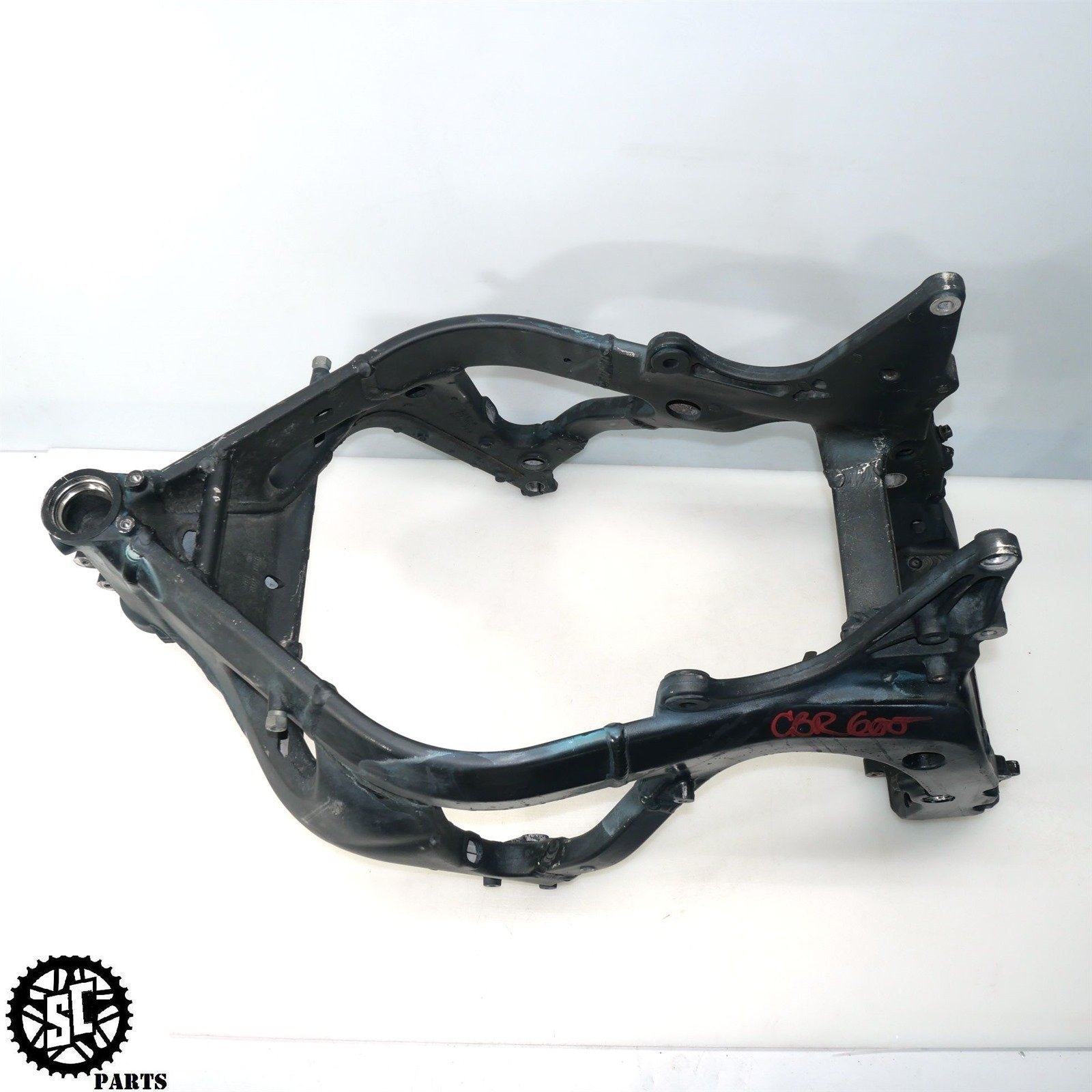 03 04 HONDA CBR600RR FRAME CHASSIS *S* H43 – SALVAGECYCLEPARTS