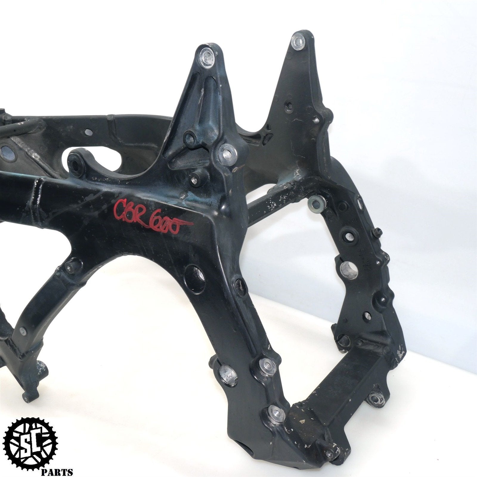 03 04 HONDA CBR600RR FRAME CHASSIS *S* H43 – SALVAGECYCLEPARTS