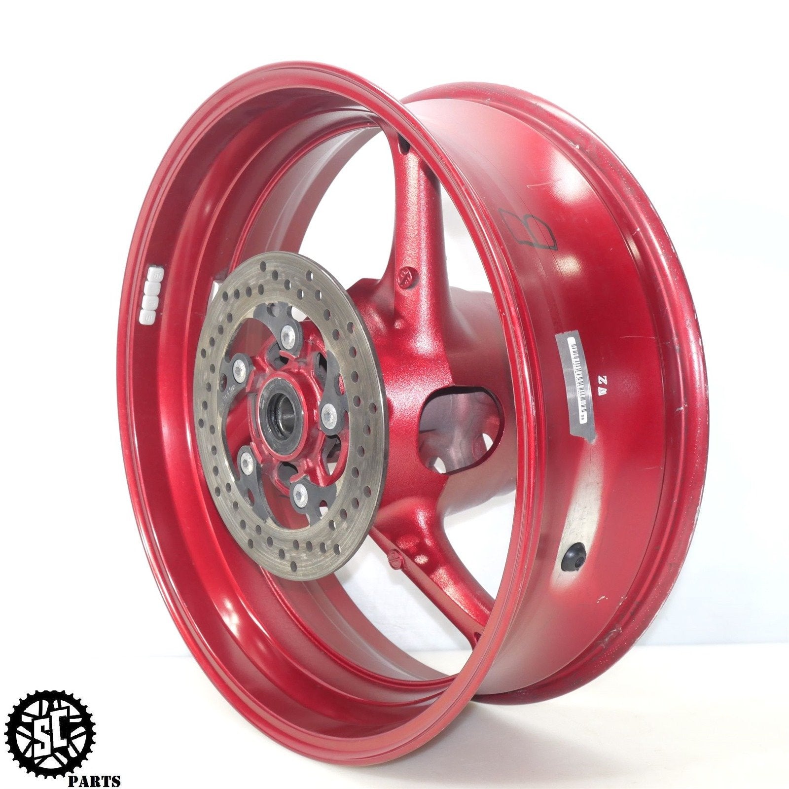 2018 SUZUKI GSXR 600 750 REAR WHEEL RIM SB S76 – SALVAGECYCLEPARTS