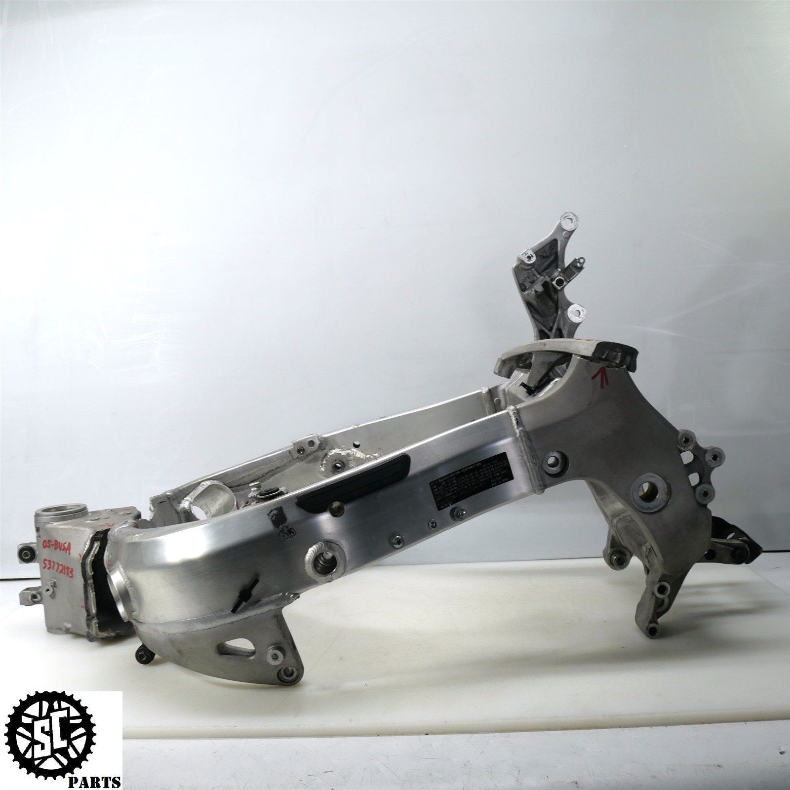 2005 SUZUKI HAYABUSA FRAME CHASSIS *S* S08 – SALVAGECYCLEPARTS